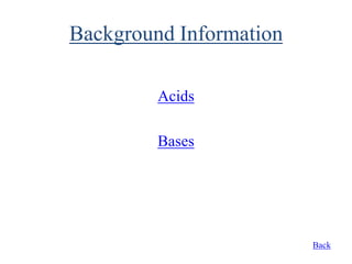 Acid-Base Food Tutorial | PPTX