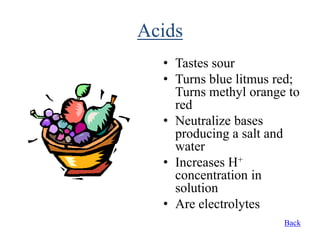 Acid-Base Food Tutorial | PPTX