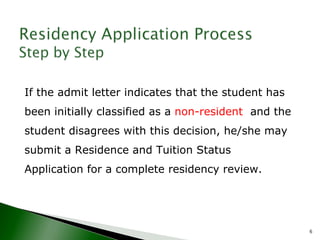 Residency Determination Office | PPT