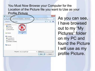 Facebook Profile Picture Tutorial | PPTX