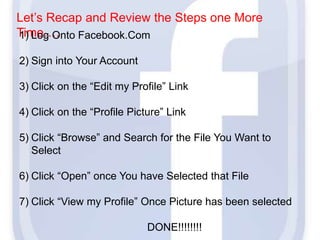 Facebook Profile Picture Tutorial | PPTX