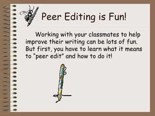 Peer Editing | PPS