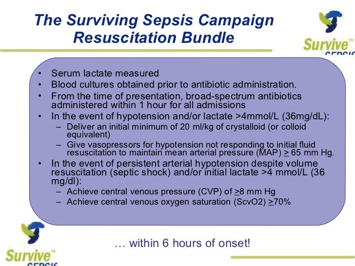 Surviving Sepsis