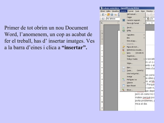 Tutorial-INSERTAR UNA IMATGE | PPT