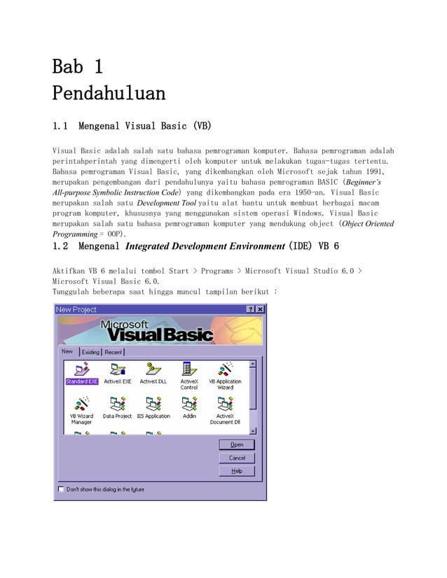Tutorial Visual Basic "Aplikasi Kasir" | DOCX