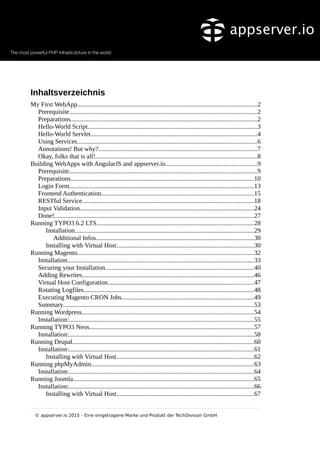appserver.io tutorial | PDF