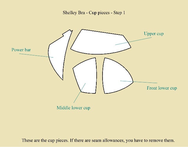 How to alter Shelley Bra cup pattern for Reduced Projection Breast Sh…