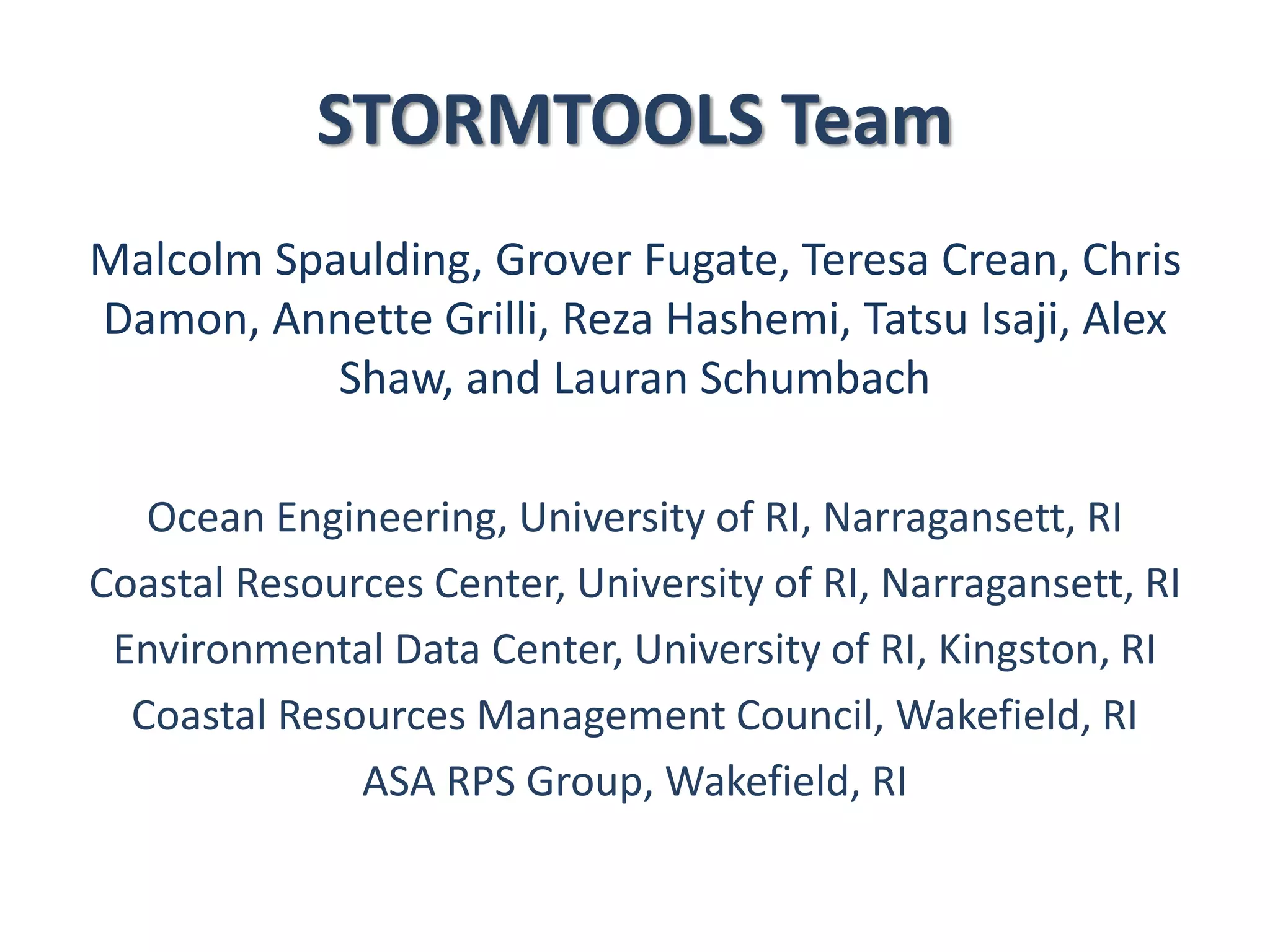 STORMTOOLS for Beginners | PPT