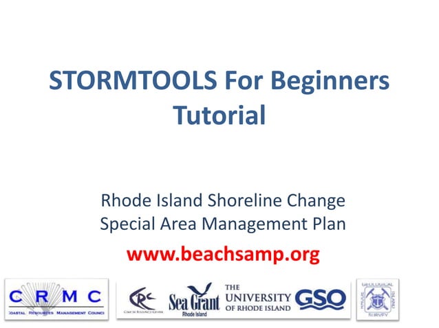 STORMTOOLS for Beginners | PPT