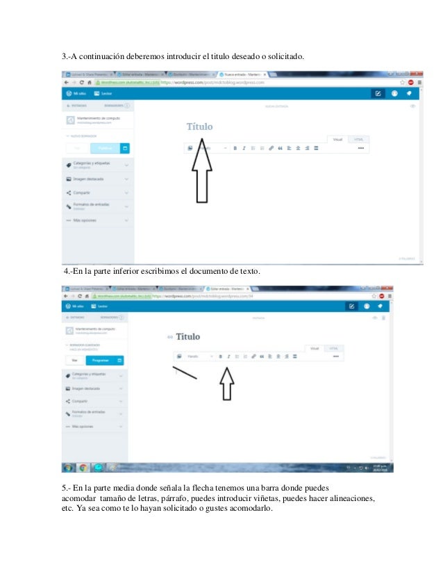 Tutorial para la publicacion de un documento – chrmblog