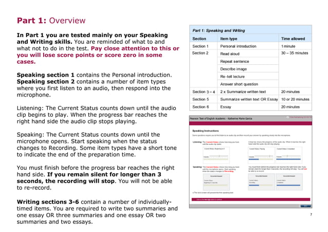 PTE Academic Tutorial | PDF