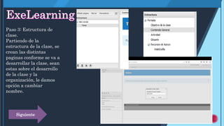 Tutorial Paso A Paso Para La Creación De Una Clase En Exelearning Pptx