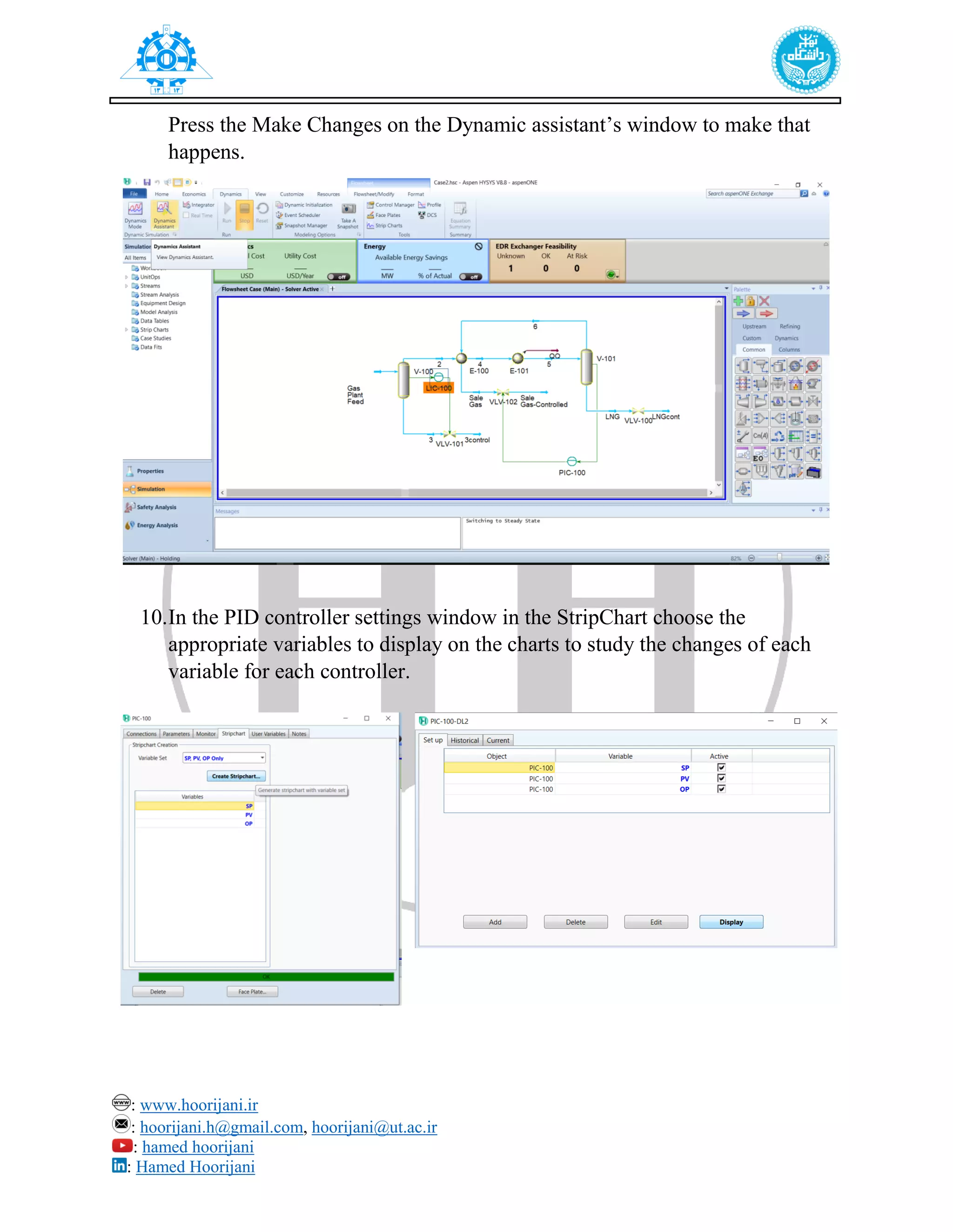 Basic Tutorial on Aspen HYSYS Dynamics - Process Control | PDF