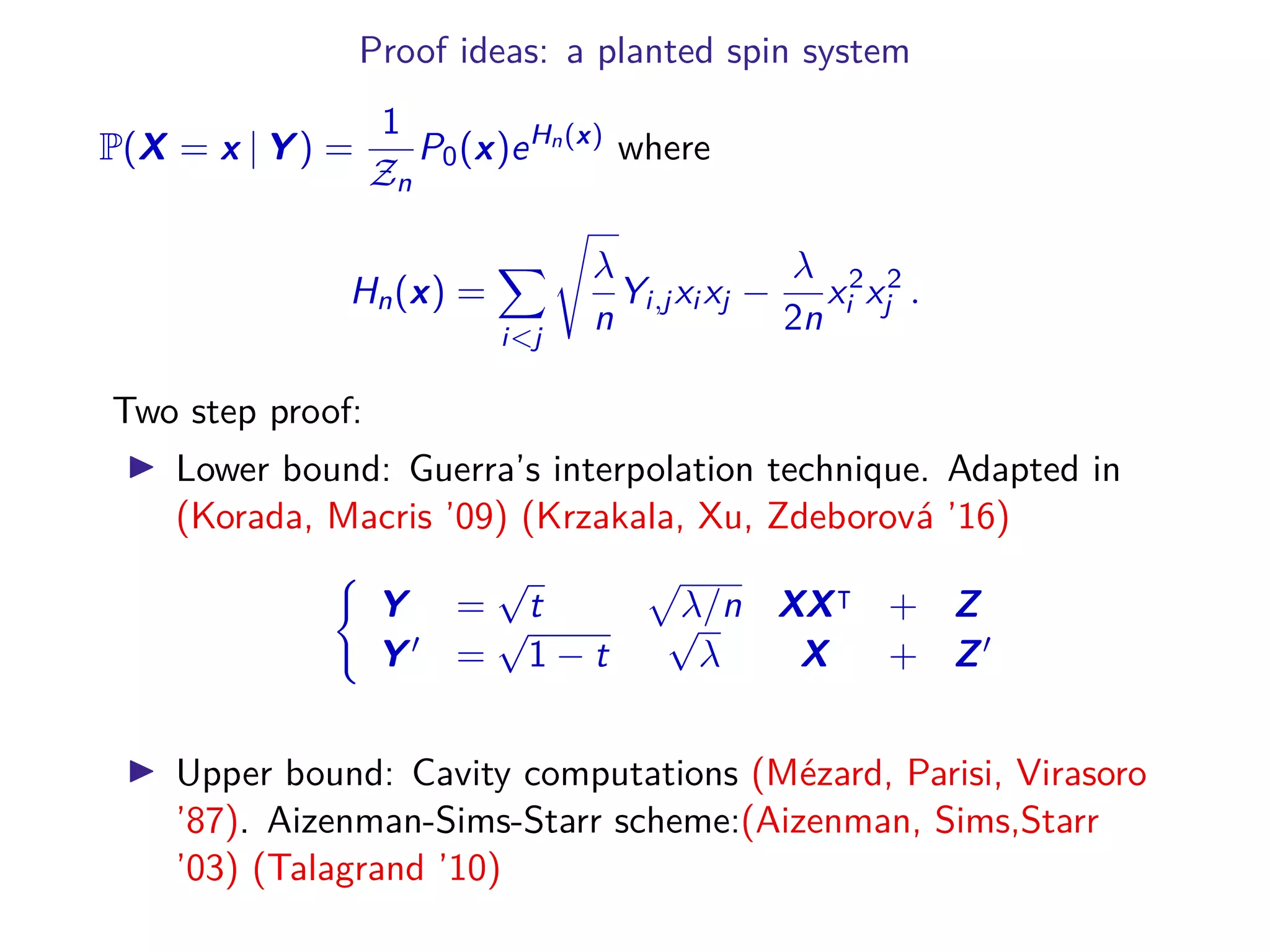 Tutorial Aps 2023 Phase Transition For Statistical Estimation Algorithms And Fundamental