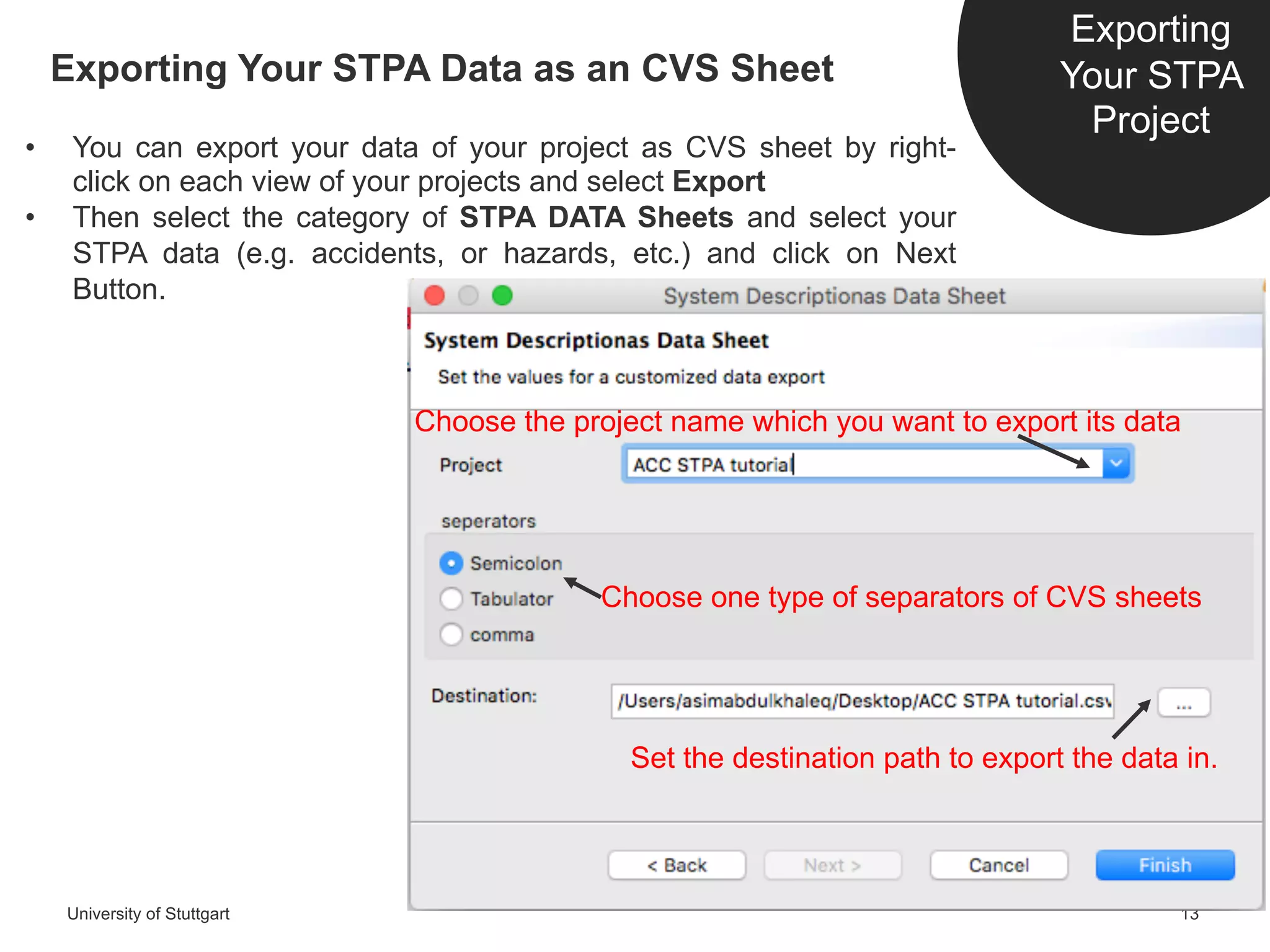 Tutorial 2 Creating Stpa Safety Analysis Project In Xstampp Ppt