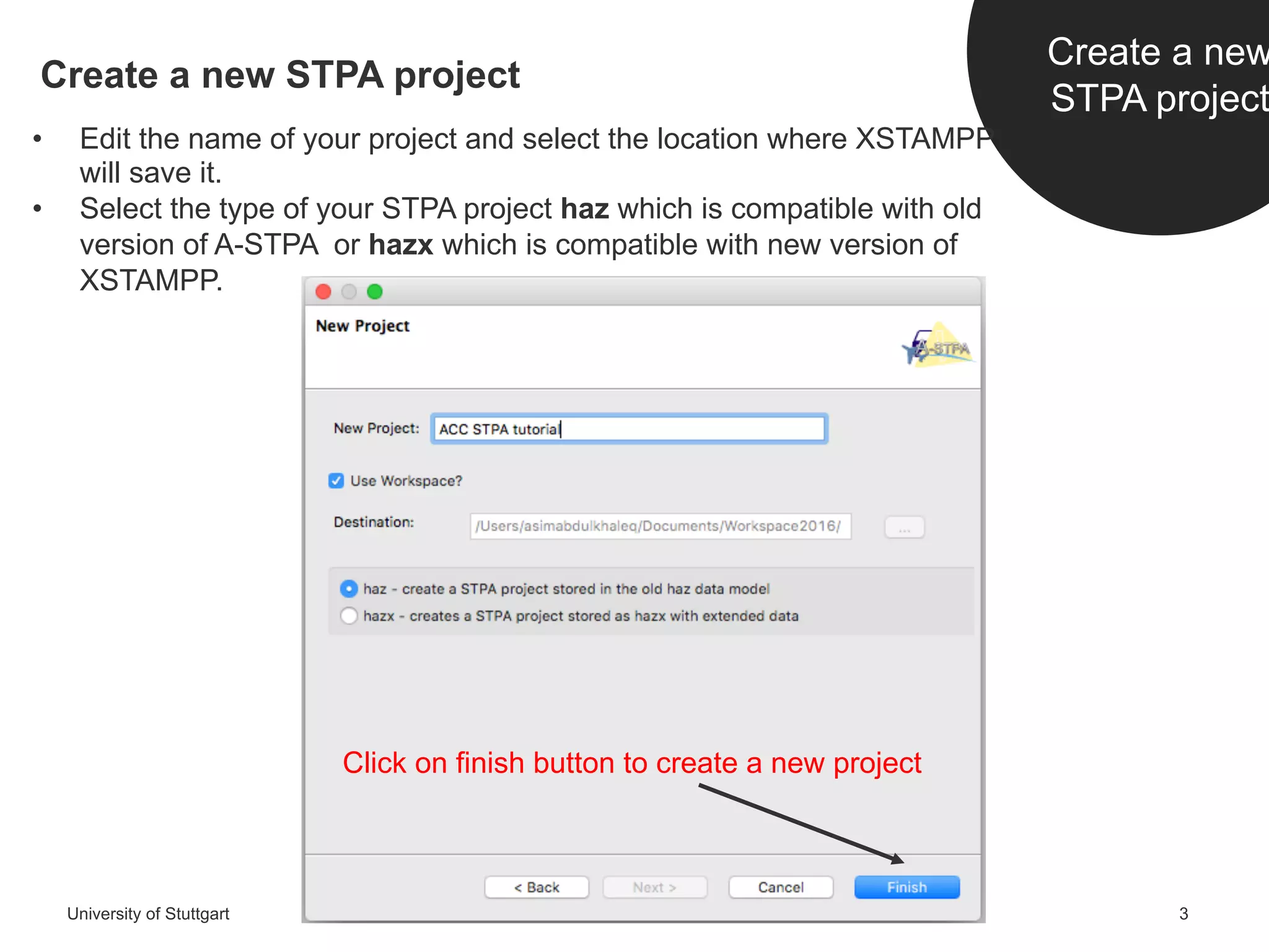 Tutorial 2 Creating Stpa Safety Analysis Project In Xstampp Ppt