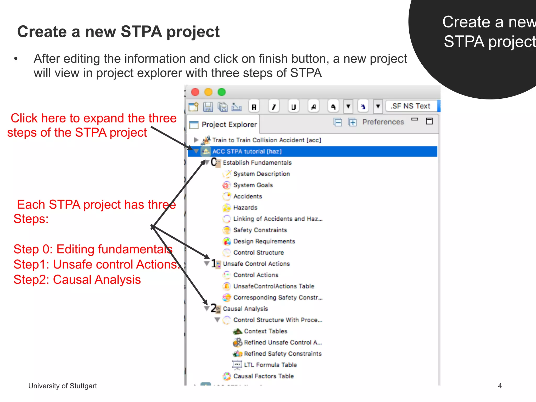 Tutorial 2 Creating Stpa Safety Analysis Project In Xstampp Ppt