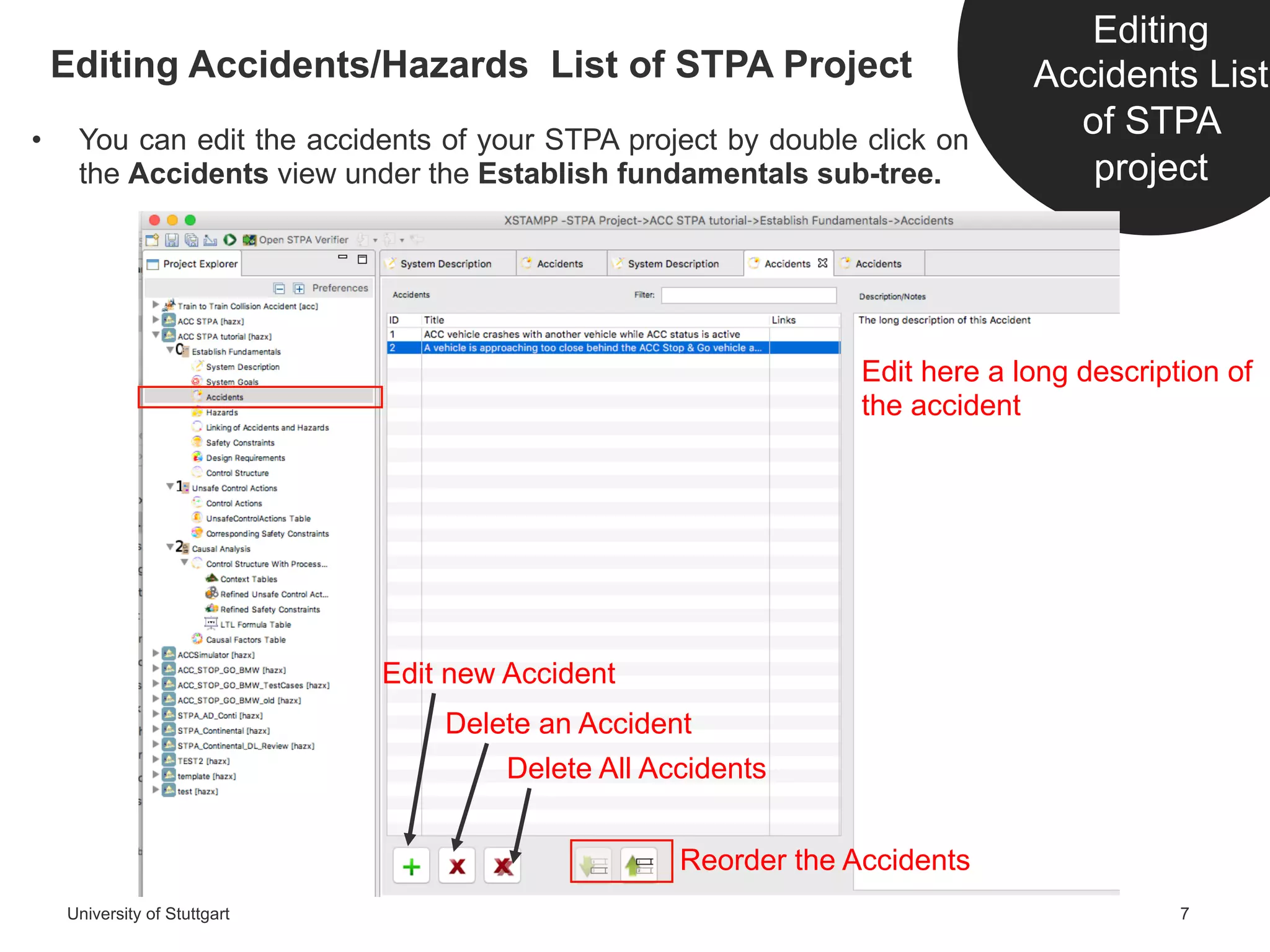 Tutorial 2 Creating Stpa Safety Analysis Project In Xstampp Ppt