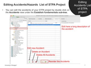 Tutorial 2 creating stpa safety analysis project in xstampp | PPT