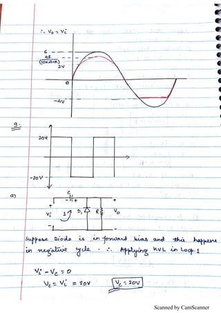 Basic Electronics Tutorial 3 Solution | PDF