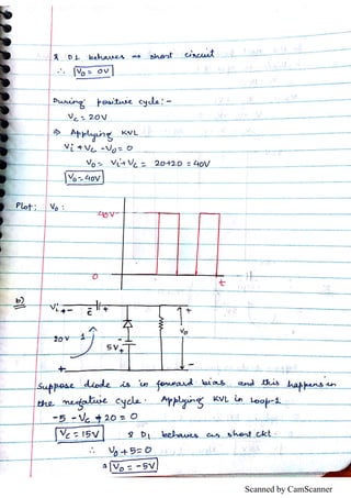 Basic Electronics Tutorial 3 Solution | PDF