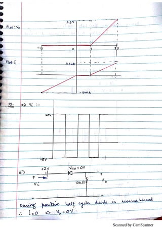Basic Electronics Tutorial 3 Solution | PDF