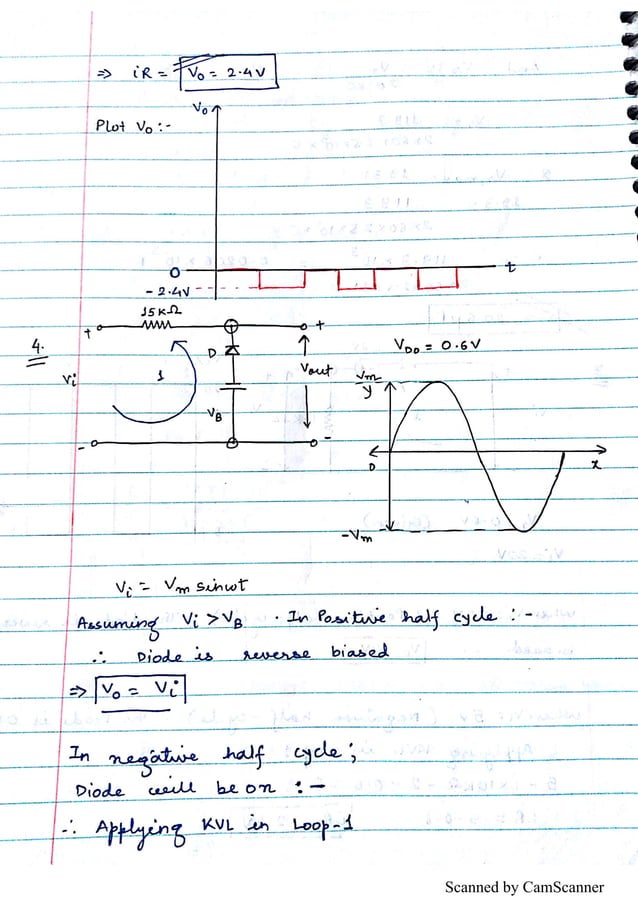 Basic Electronics Tutorial 3 Solution | PDF
