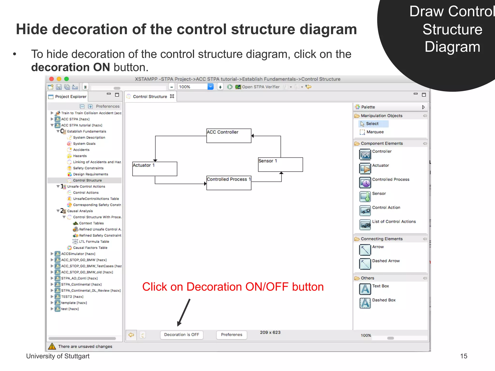 Tutorial 3 How To Draw Control Structure Diagram Of The Stpa Safety