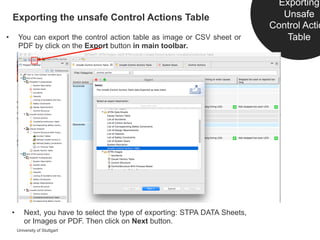 Tutorial 4 how to edit the unsafe control actions of stpa project in ...