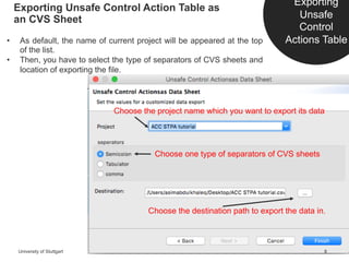 Tutorial 4 how to edit the unsafe control actions of stpa project in ...