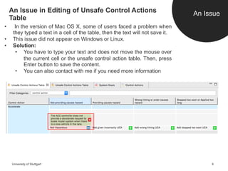 Tutorial 4 how to edit the unsafe control actions of stpa project in ...