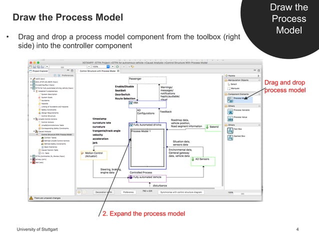 Tutorial 5 how to draw the process model in stpa project | PPT