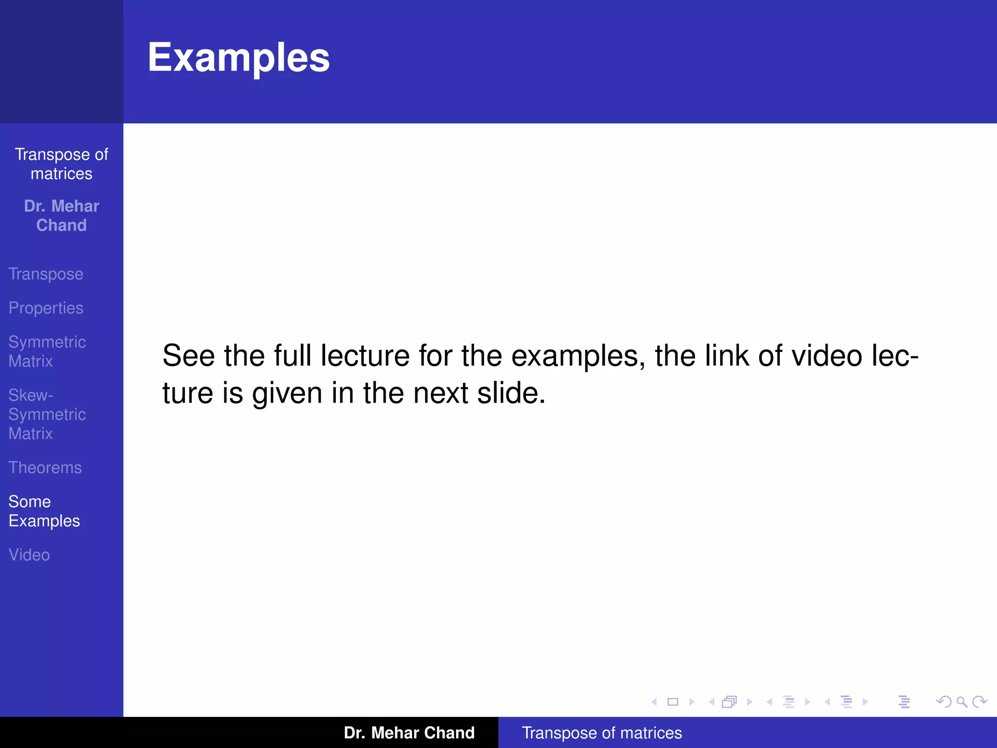 Tutorial 7 Transpose Of Matrices And Its Properties Pdf