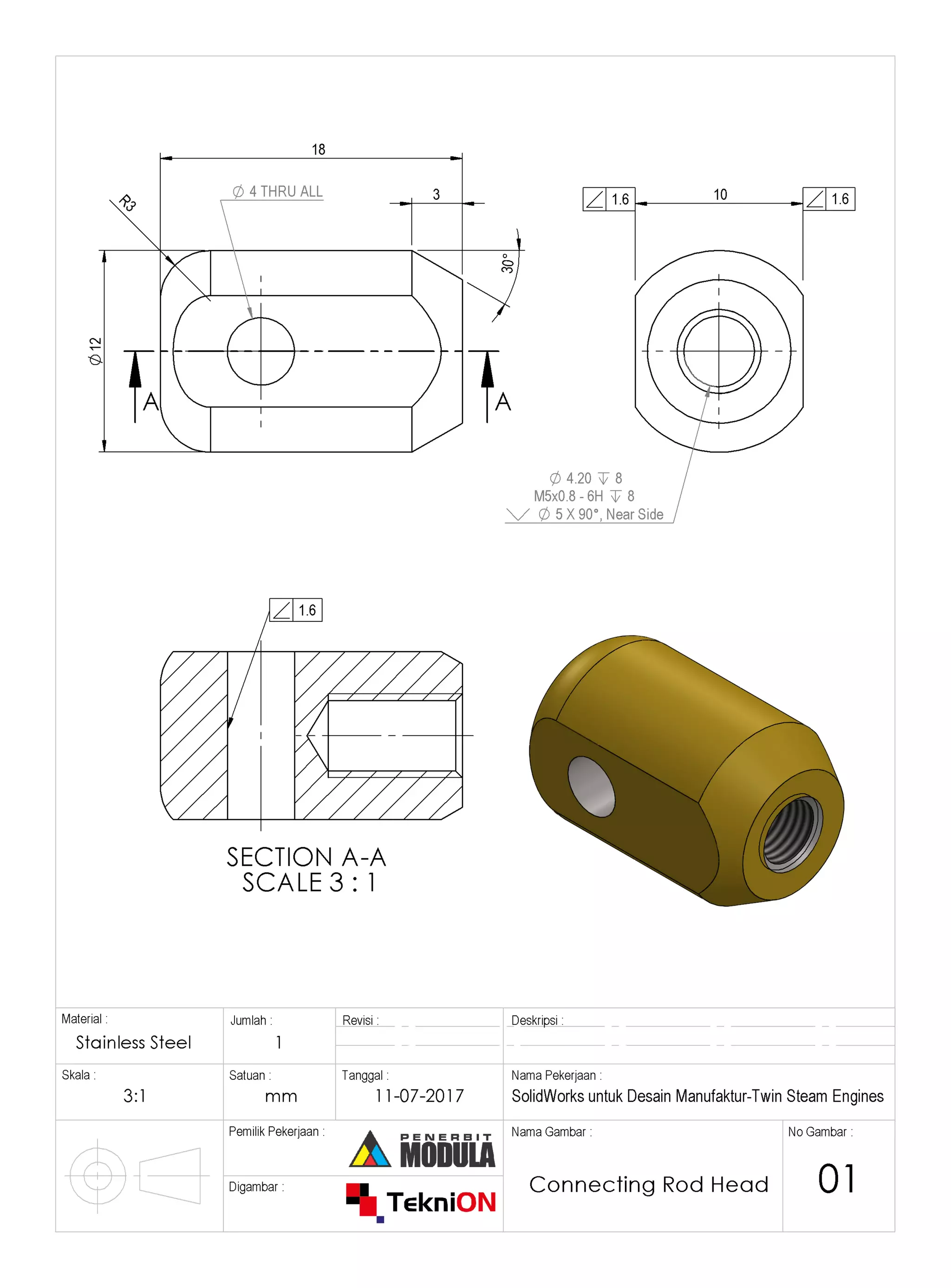 Tutorial basic solidwork | PDF