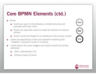 BPMN 2.0 Tutorial 01 - Basic Constructs | PDF