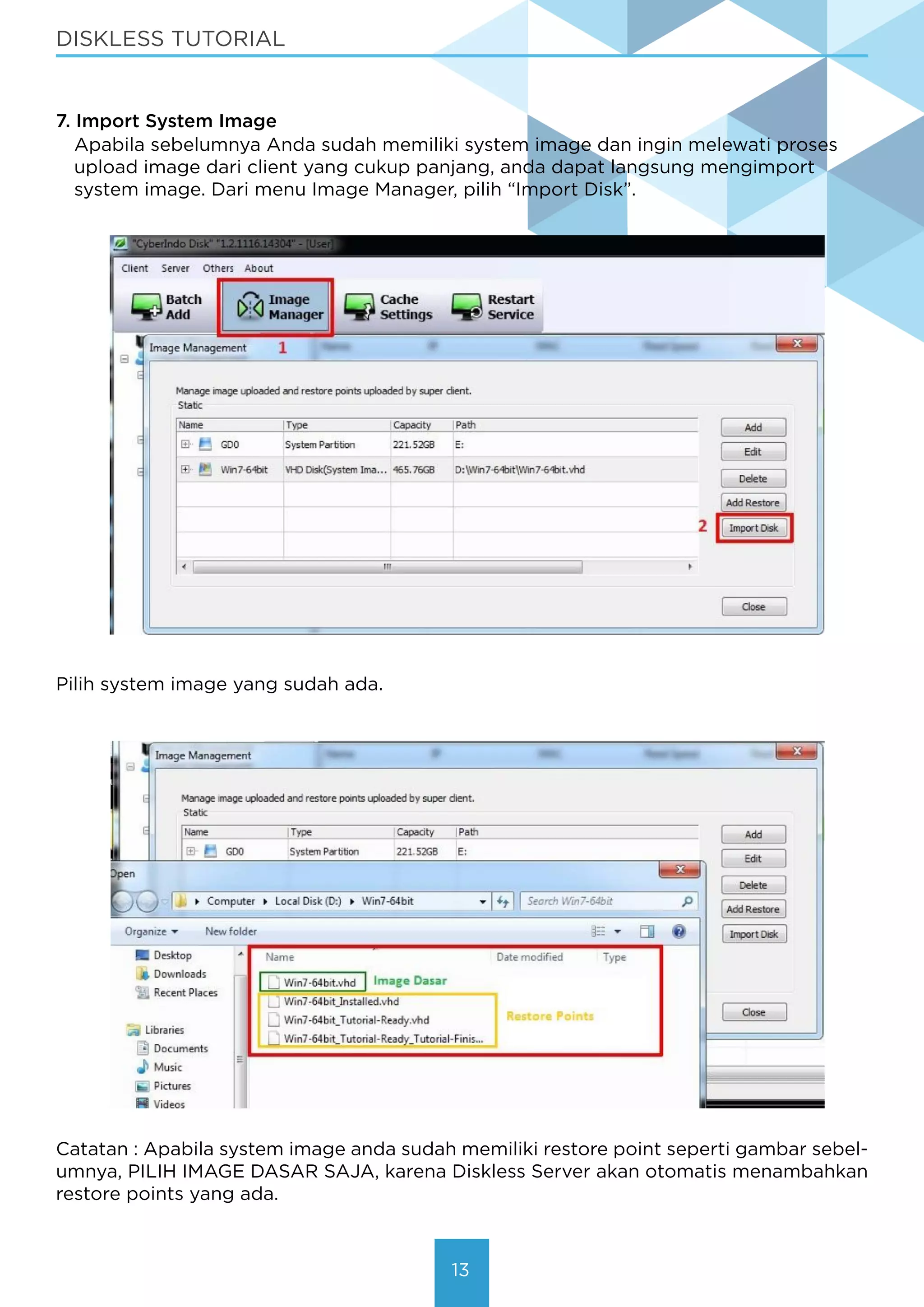 Tutorial cara-instalasi-cyber indo-diskless | PDF