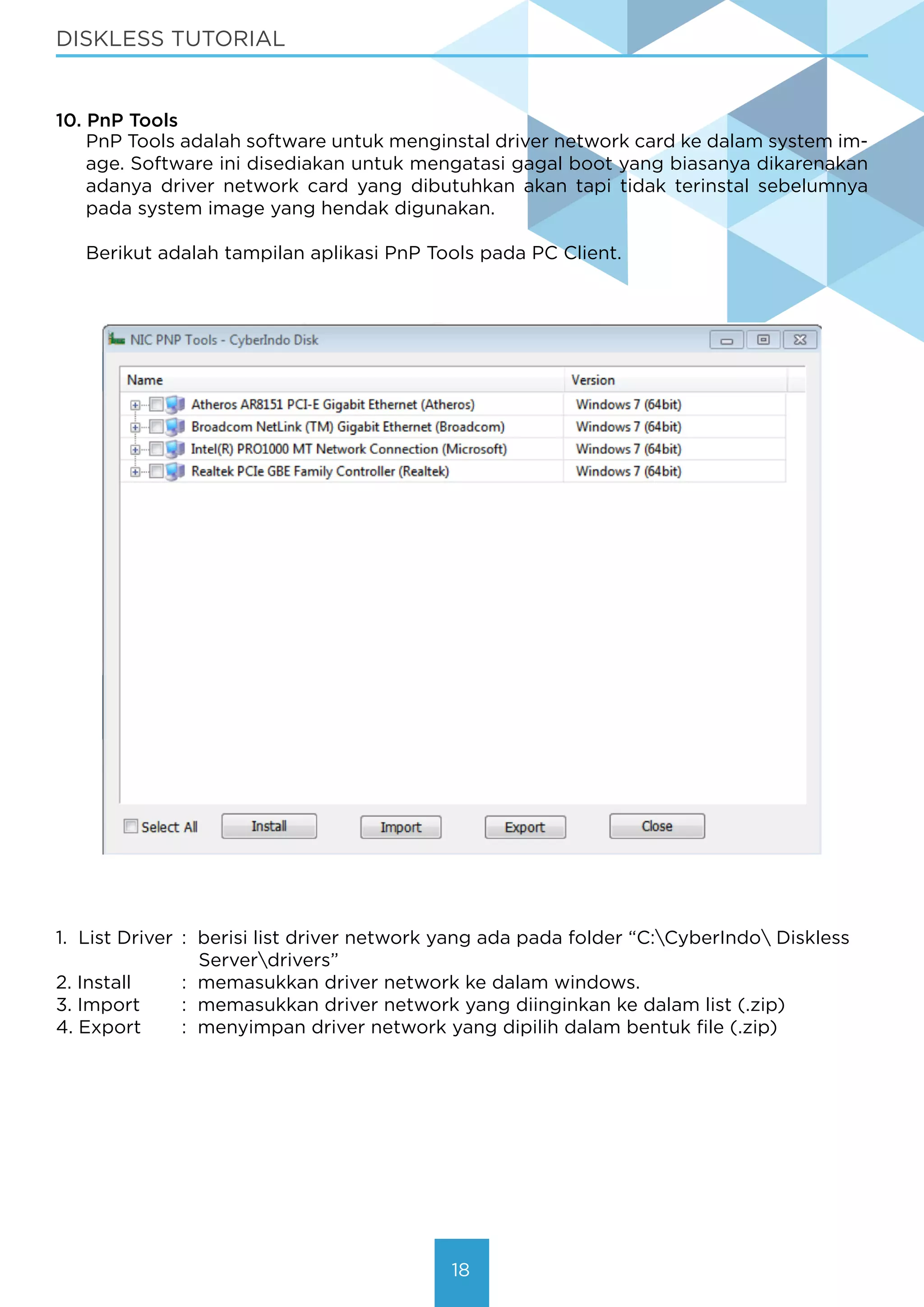 Tutorial cara-instalasi-cyber indo-diskless | PDF