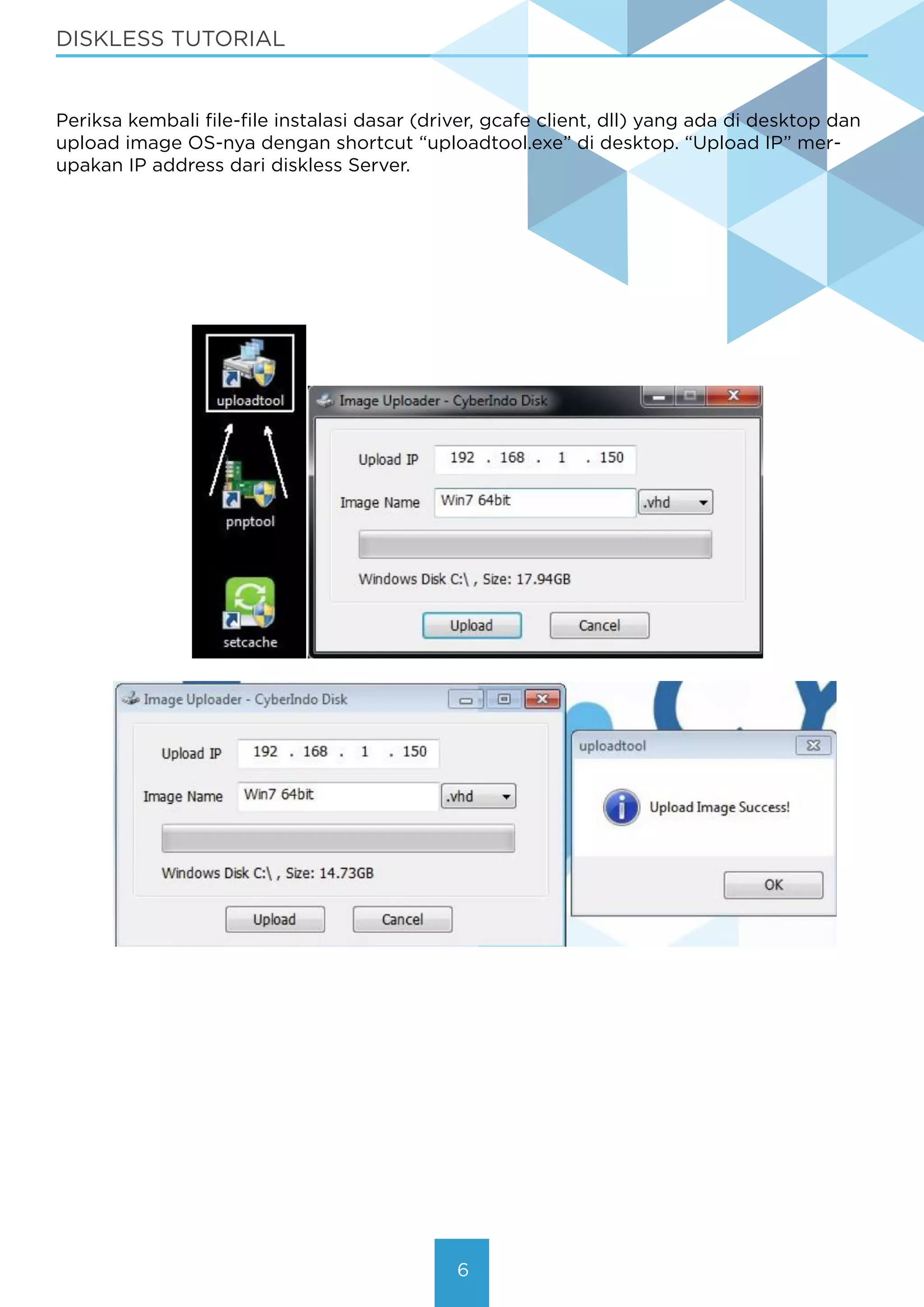 Tutorial cara-instalasi-cyber indo-diskless | PDF