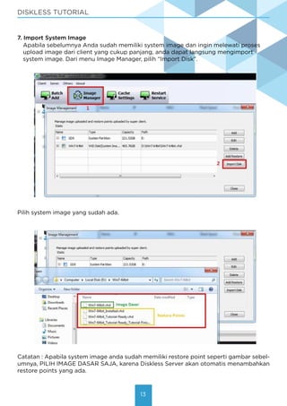 Tutorial cara-instalasi-cyber indo-diskless | PDF