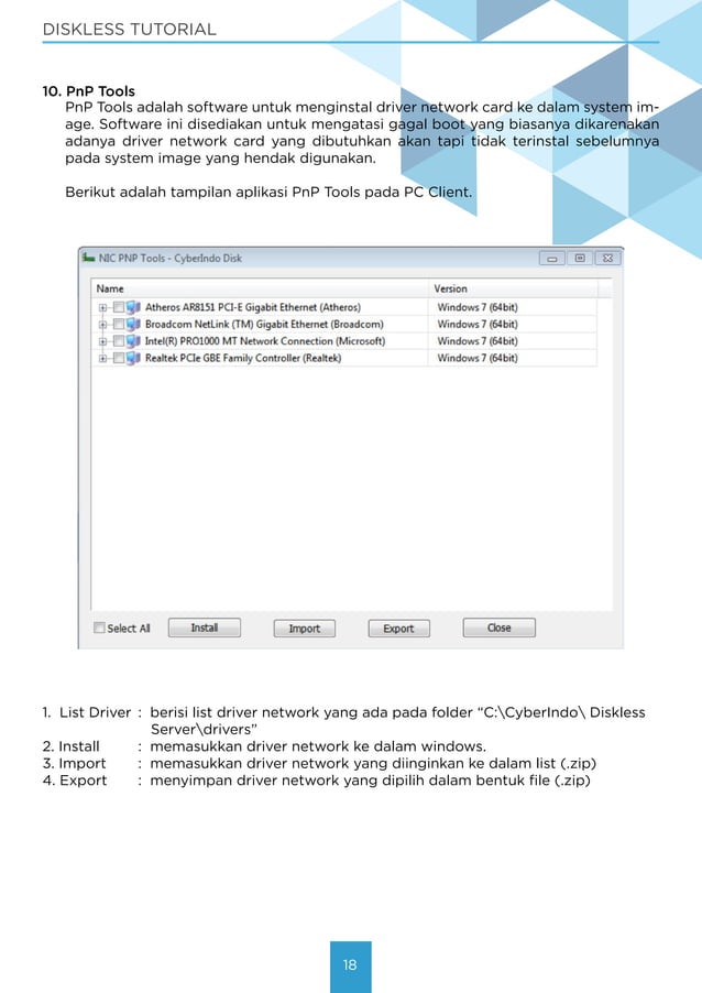 Tutorial cara-instalasi-cyber indo-diskless | PDF
