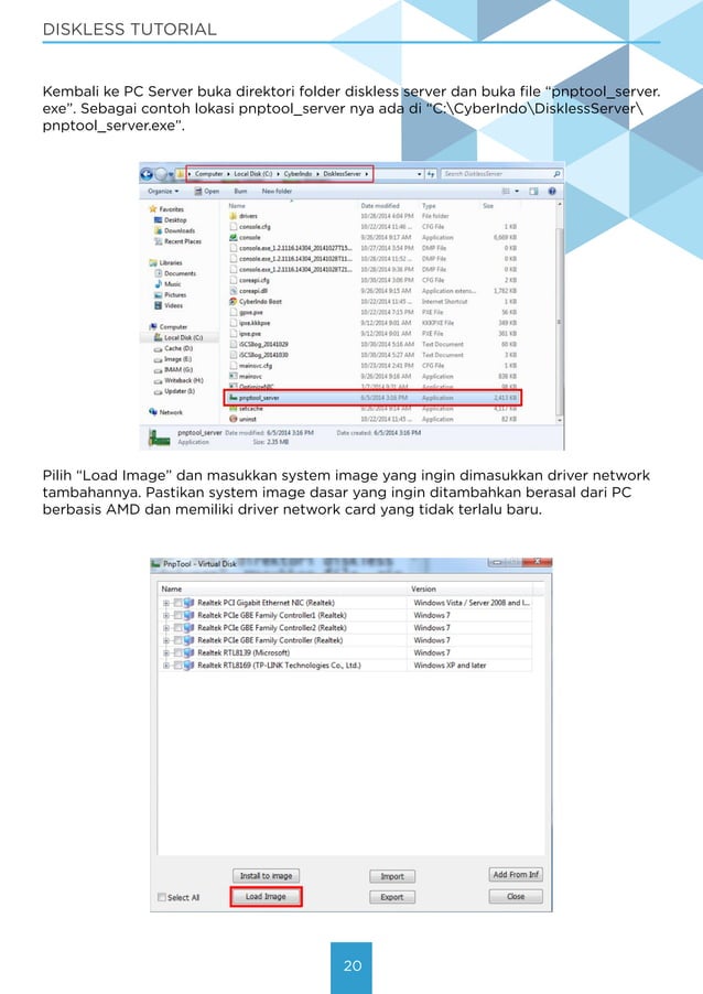 Tutorial cara-instalasi-cyber indo-diskless | PDF