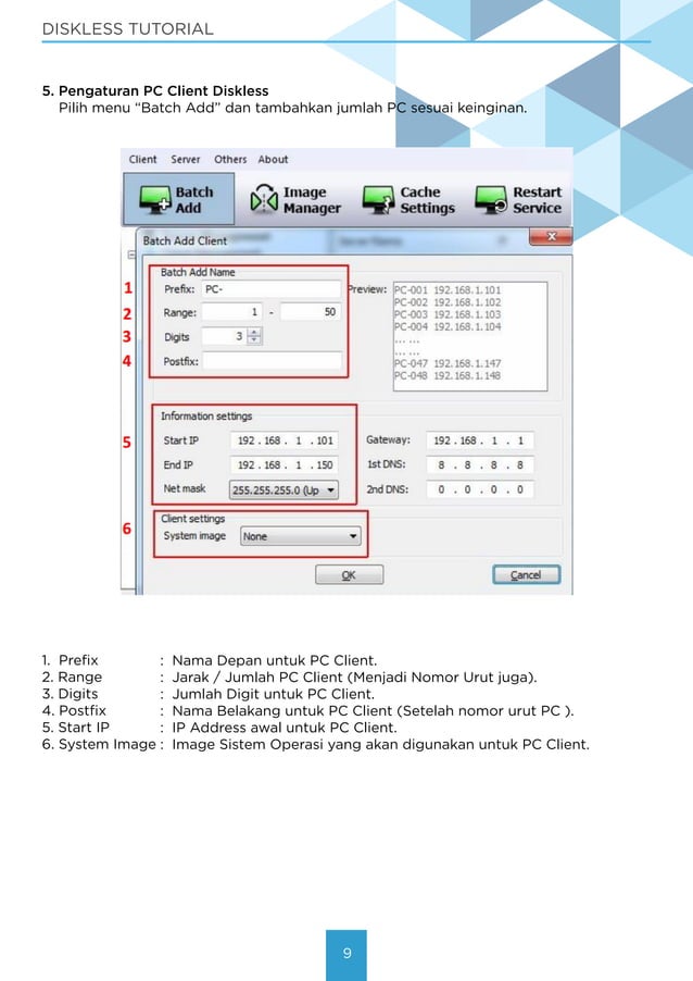 Tutorial cara-instalasi-cyber indo-diskless | PDF