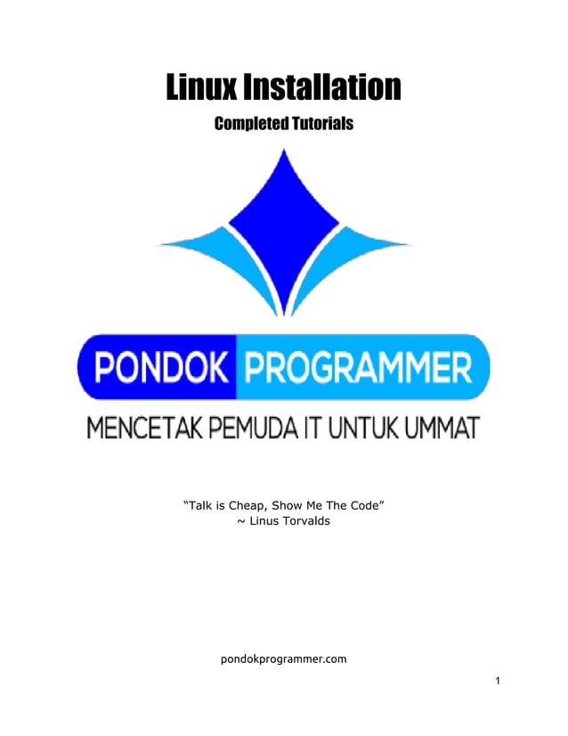 Tutorial Cara Instalasi Ubuntu Linux Lengkap | PDF