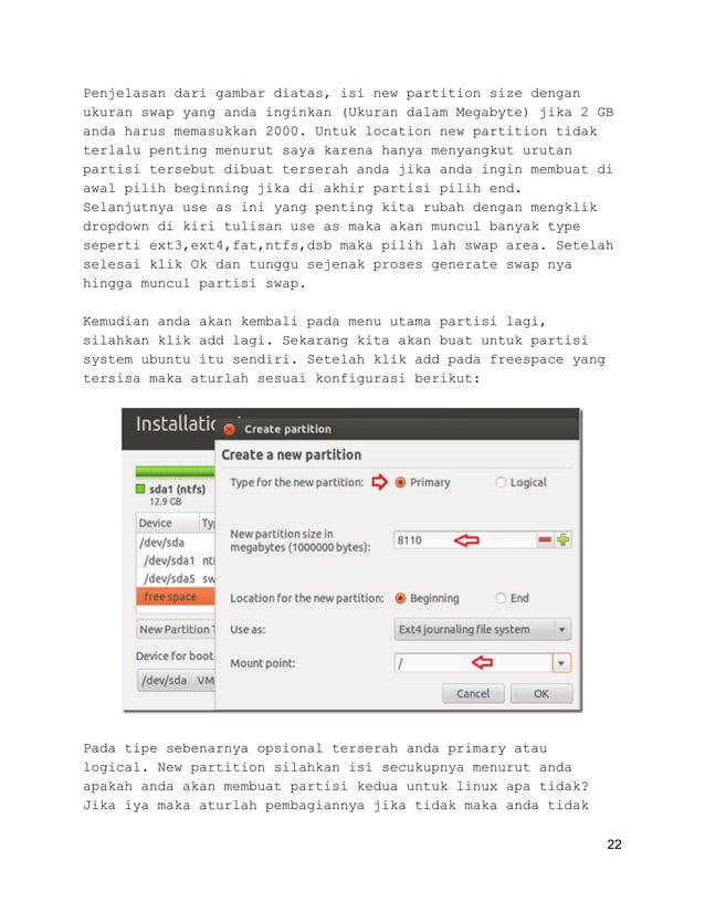 Tutorial Cara Instalasi Ubuntu Linux Lengkap | PDF