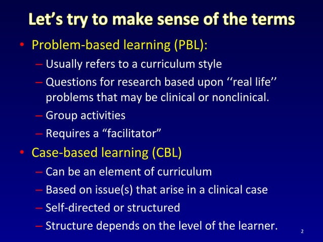 Tutorial: Case-based learning: Dr. Cary Engleberg | PPT | Programming ...