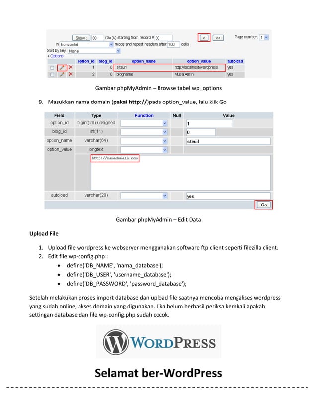Tutorial CMS WordPress 3 | PDF
