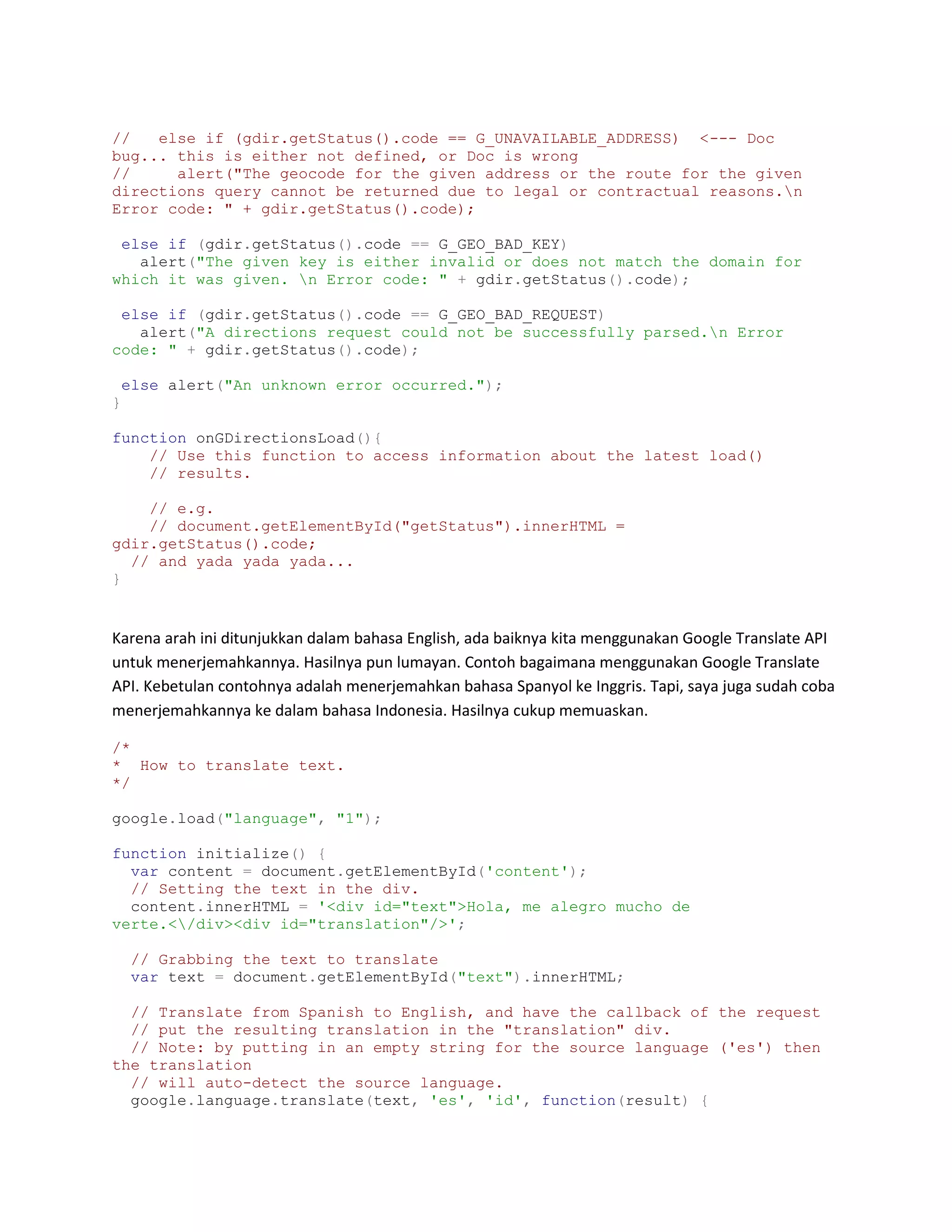 Tutorial dasar-pemrograman-google-maps-api | PDF