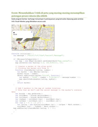 Tutorial dasar-pemrograman-google-maps-api | PDF