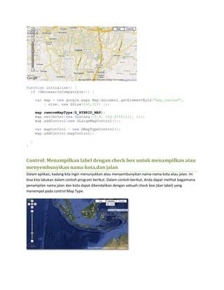 Tutorial dasar-pemrograman-google-maps-api | PDF