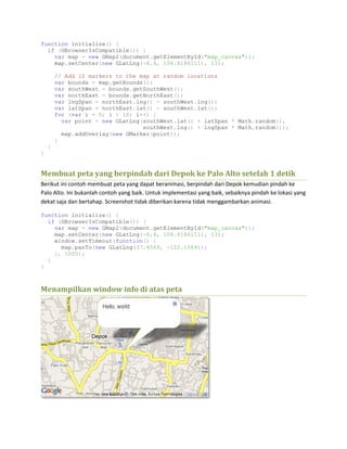 Tutorial dasar-pemrograman-google-maps-api | PDF